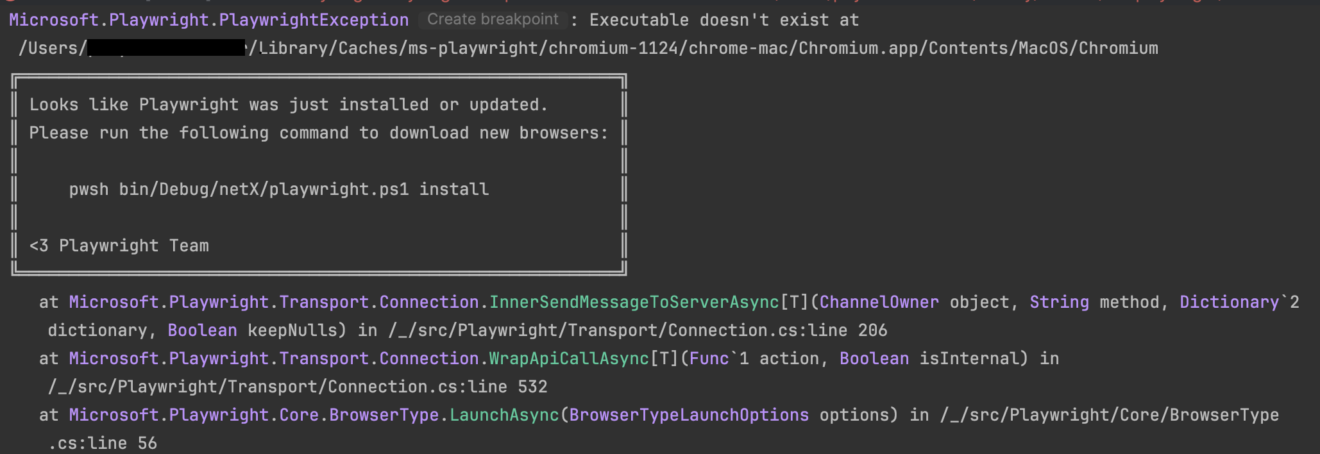 Fix C Playwright Error On Mac Os Executable Doesnt Exist Qa Expertise